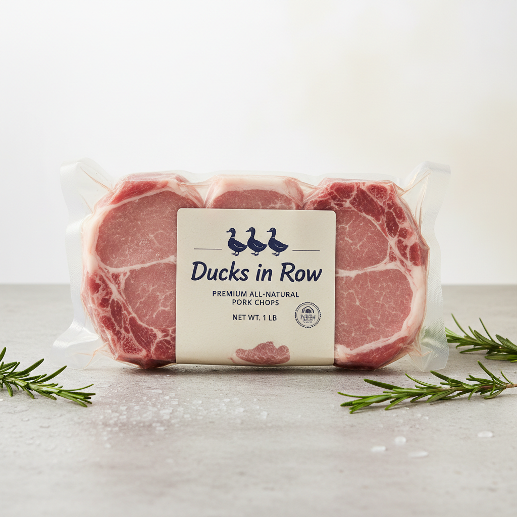 Ducks in a Row Pork Chops 1 lb – Tend & Table