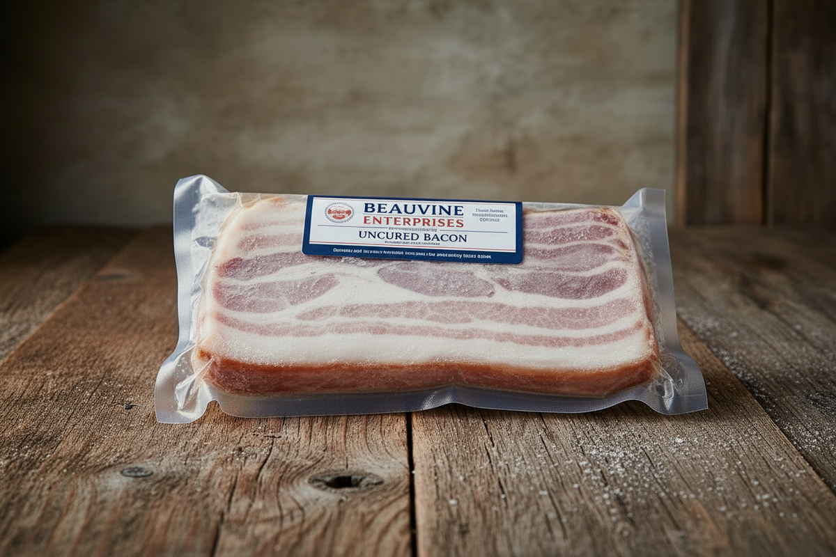Beauvine Enterprises Uncured Bacon – Tend & Table