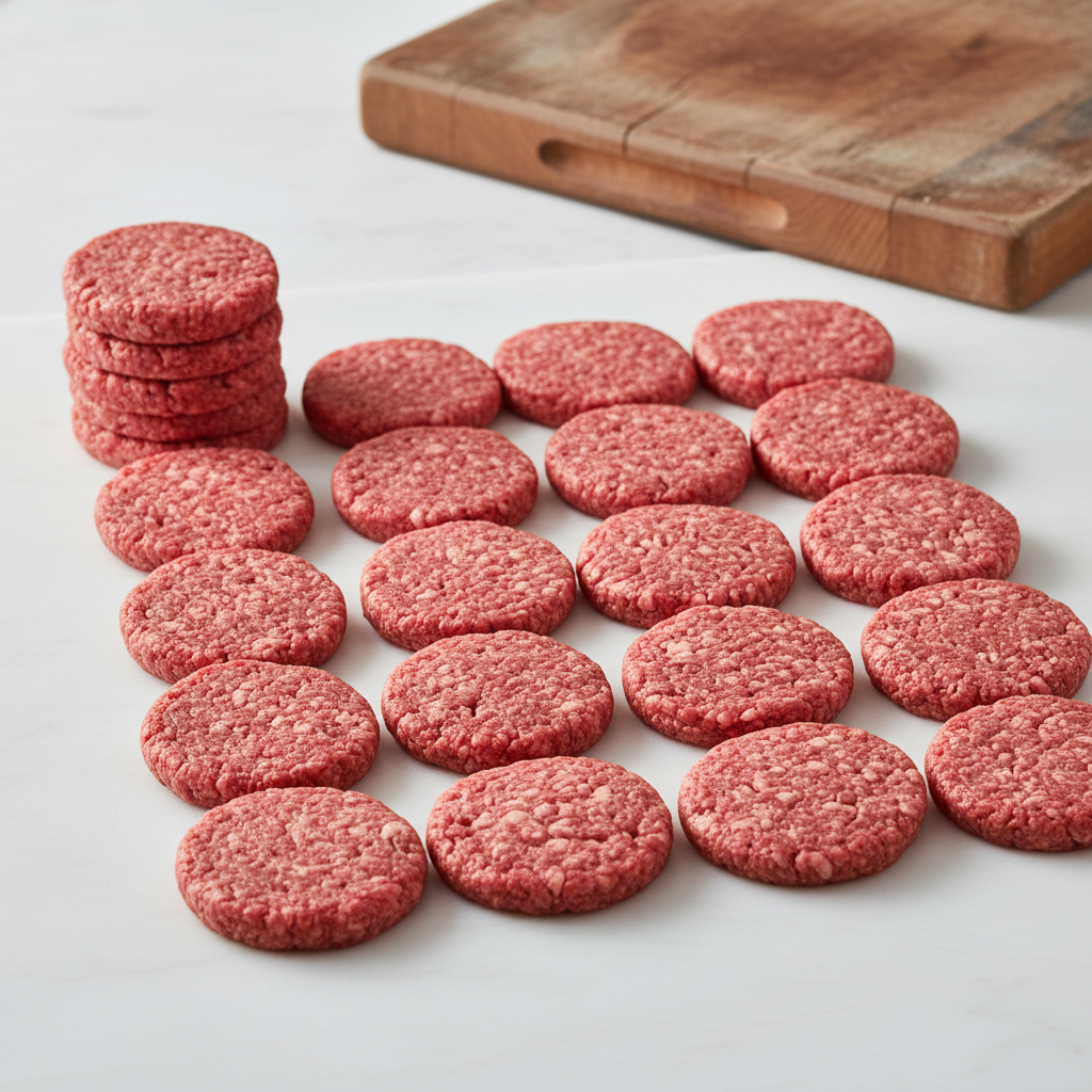 Whitetail Valley Beef Patties 1/4 - 10 lb box – Tend & Table