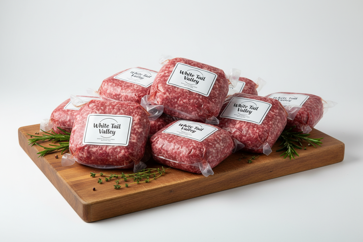 Whitetail Valley Beef 8 lbs Ground Beef – Tend & Table